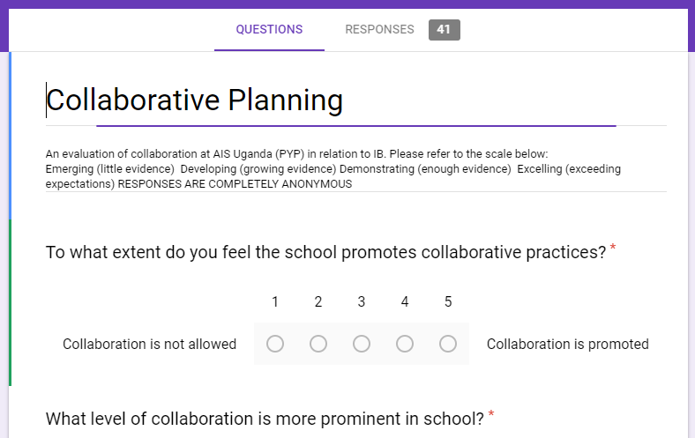 The PYP Self-study – A spark! – Page 2 – My Quest to Evidence Learning
